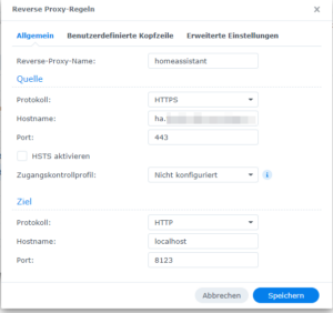 Homeassistant hinter Reverse Proxy – Sebastians Blog